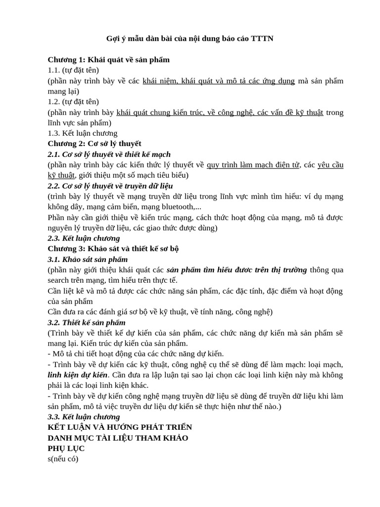 Hou_dtt_mẫu Dàn Bài Tttn | PDF