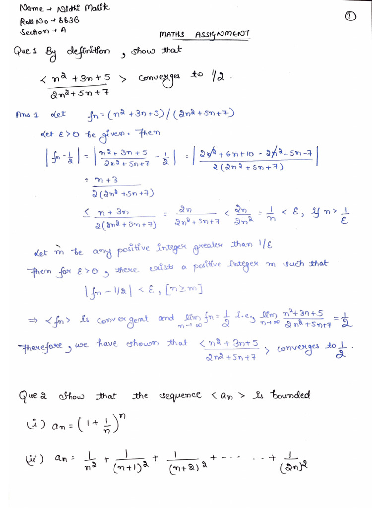 Math Sequence and Recursion Analysis | PDF
