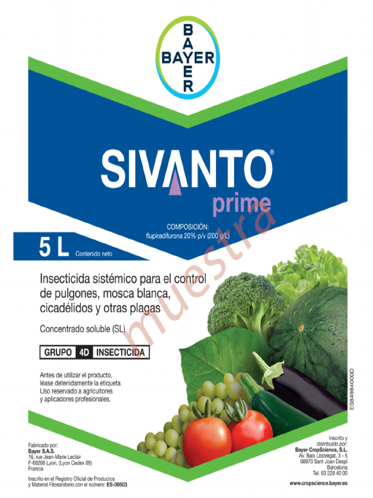 Sivanto Prime Labelpdf-1 | PDF