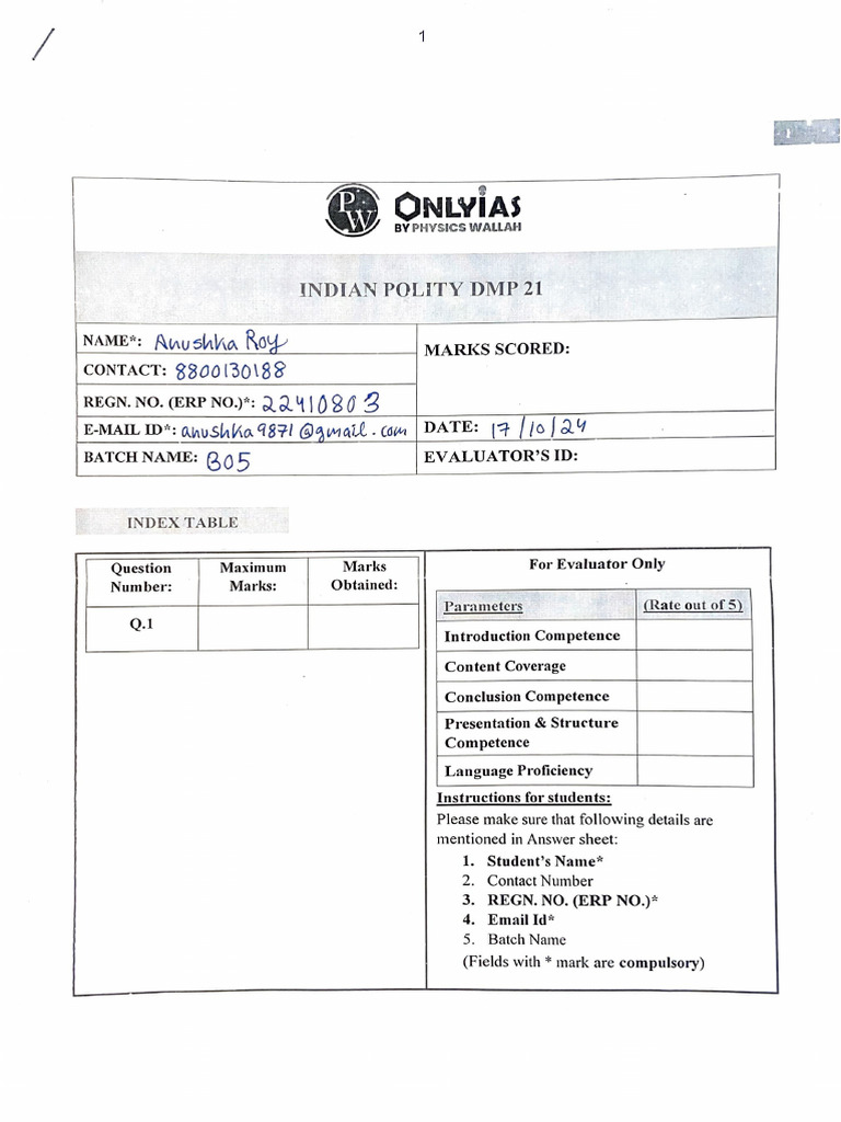 DMP 17 Oct 2024 | PDF