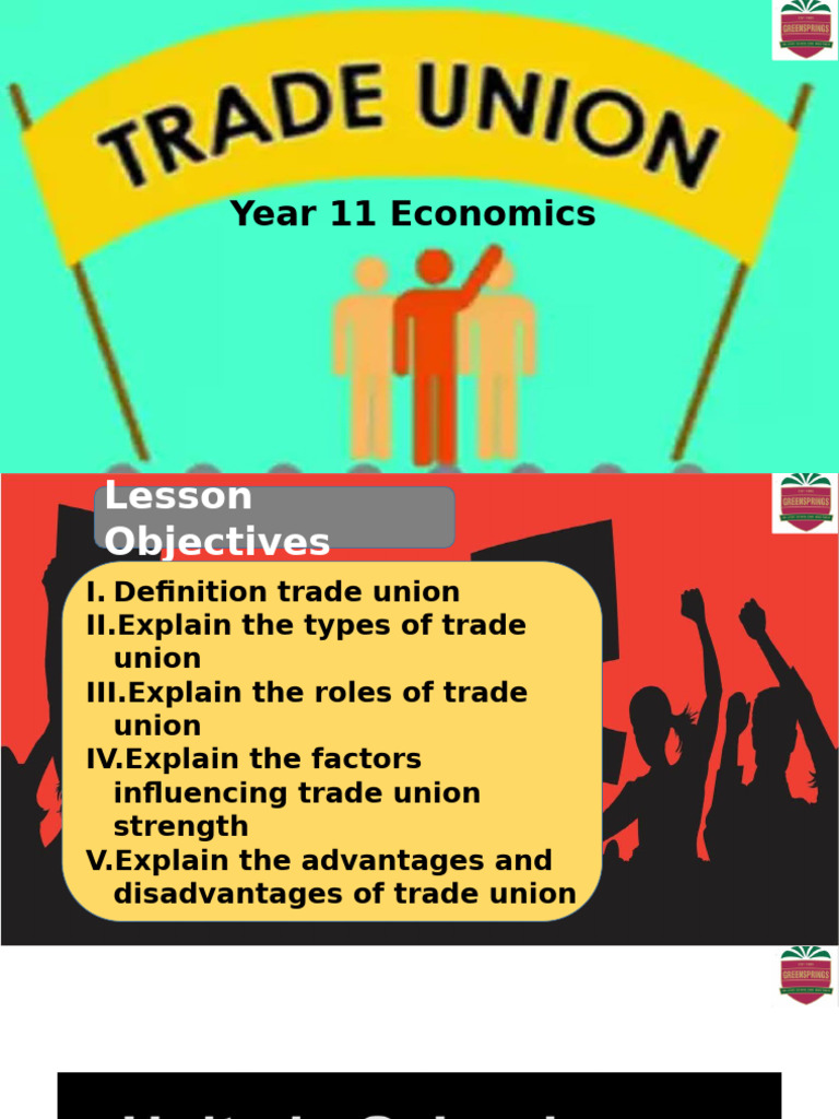 Understanding Trade Unions in Economics | PDF | Trade Union | Employment