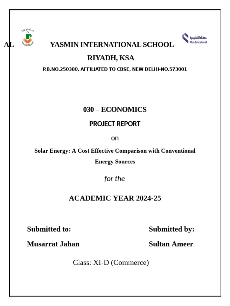 Project Report Template | PDF