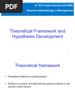 Theoretical Framework, Variables and Hypothesis Development | PDF | Theory | Hypothesis