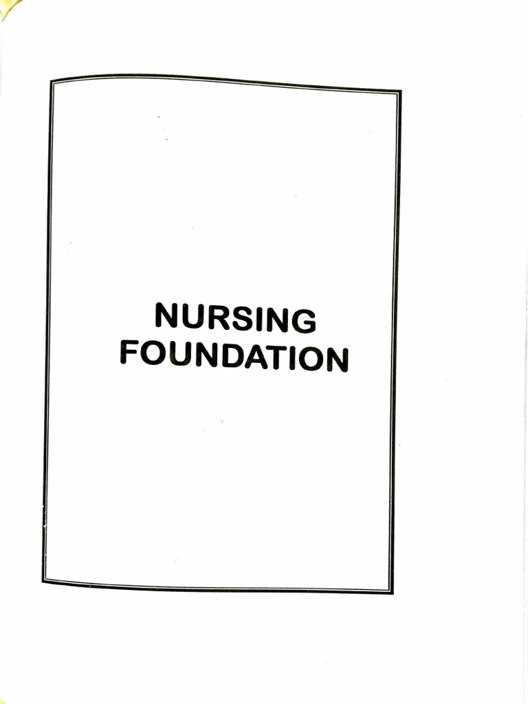 Nursing: Foundation | PDF | Nursing | Hospital