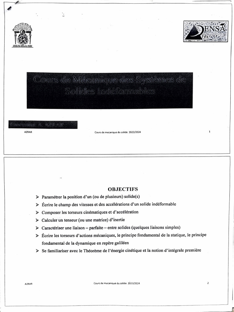 Seance 1 Du MDS | PDF