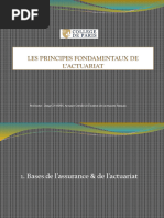 Cours d'Actuariat : Concepts Clés | PDF | Assurance | Actuaire