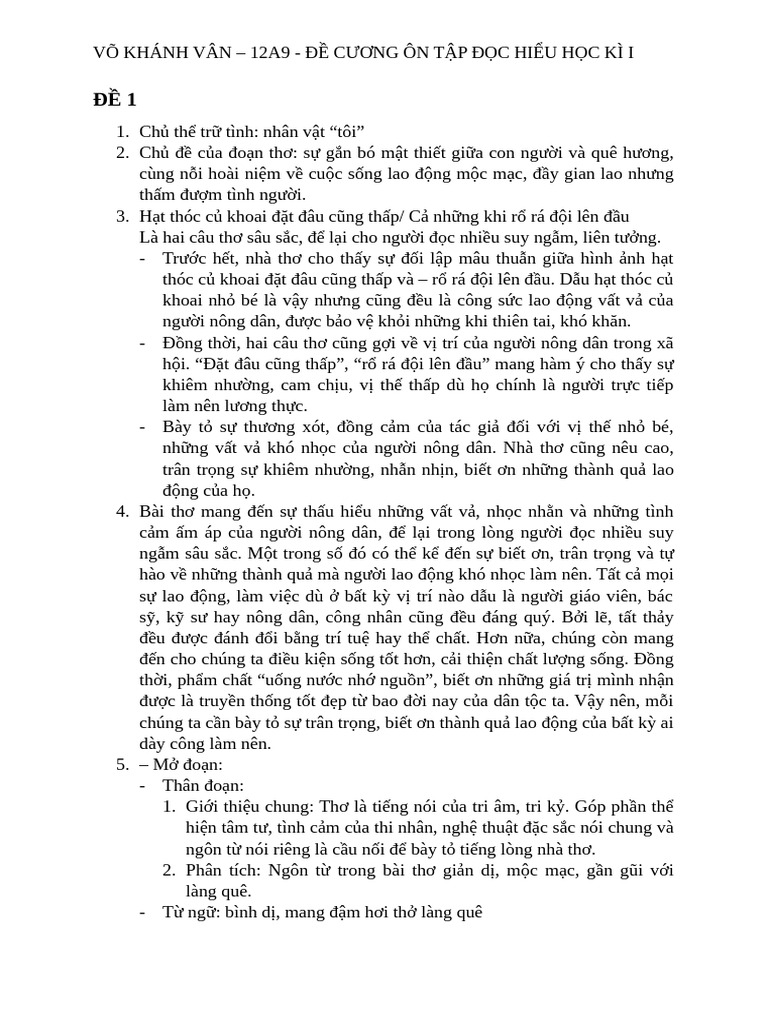 ĐỀ 1 | PDF