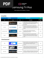 Liste des chaînes TV Proximus | PDF | Réseau de télévision | Diffusion