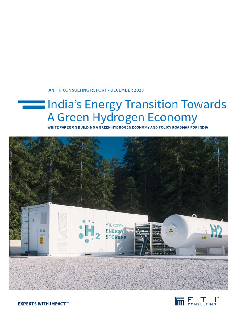 india-energy-transition-green-hydrogen-economy | PDF | Hydrogen Economy | Renewable Energy