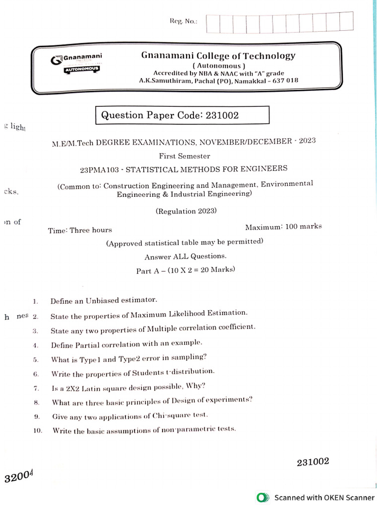 2023 Questions Ist Semester | PDF