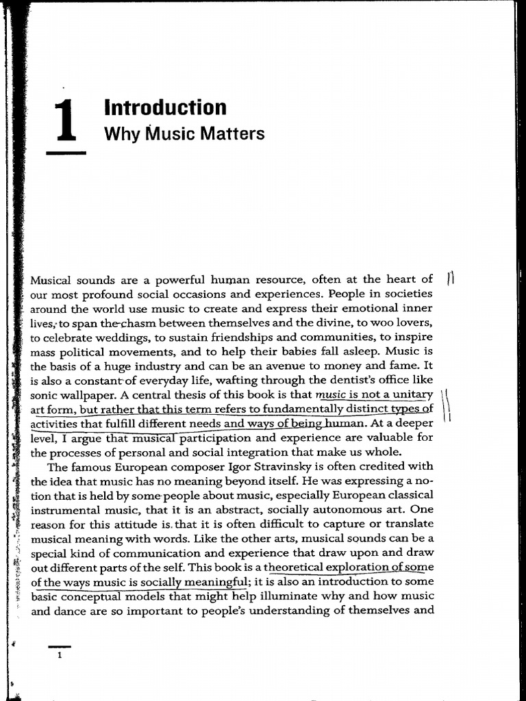The Social Significance of Music | PDF | Flow (Psychology) | Semiotics