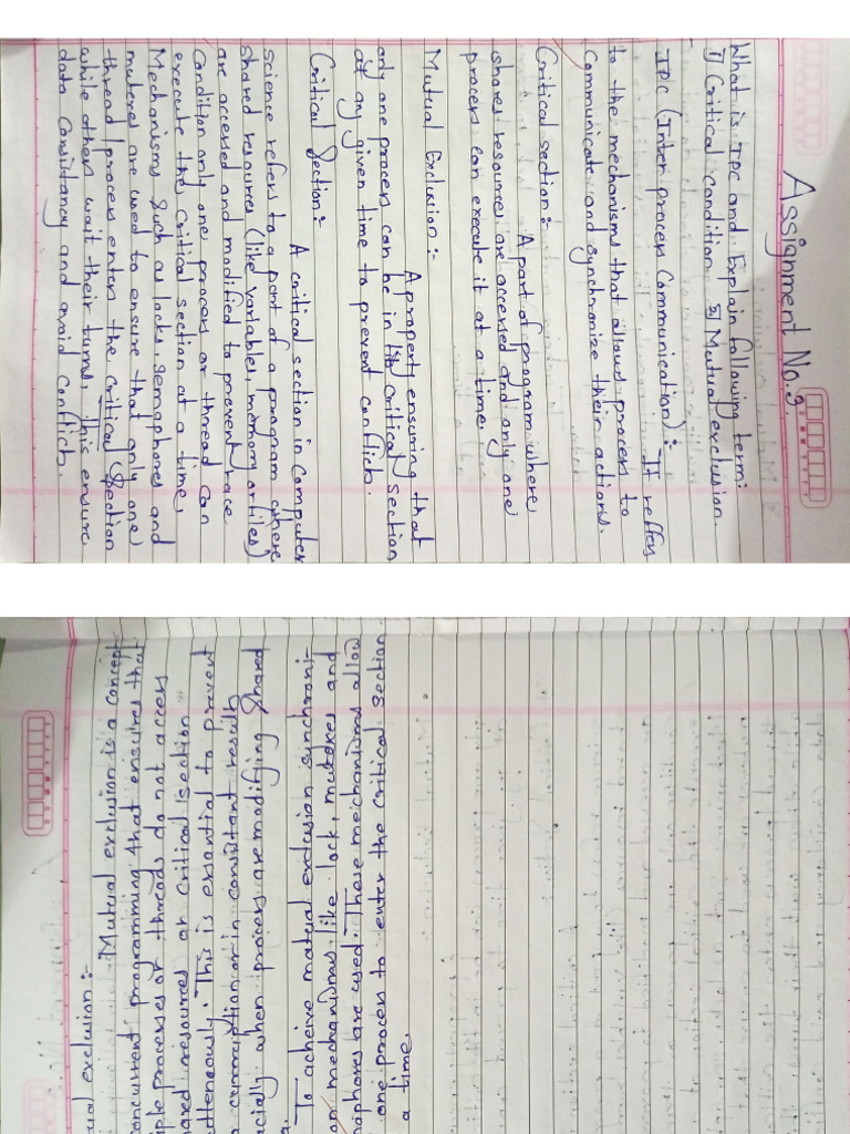 OS Assignment No 3 | PDF