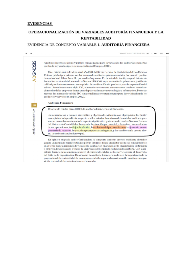 Tabla de Op. Variables - Cordova Reyes J. Azucena | PDF