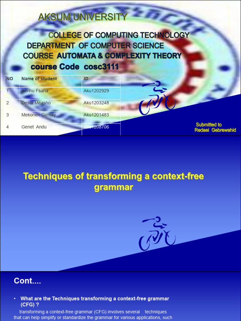 Assignment Presentation1 | PDF | Parsing | Compiler