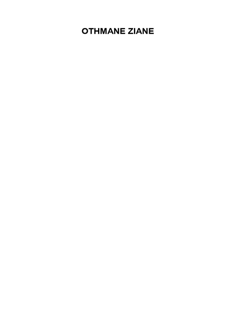 Othmane Ziane | PDF