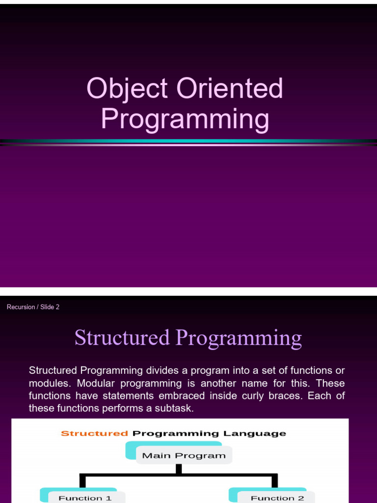 OOPS | PDF | Object Oriented Programming | Method (Computer Programming)
