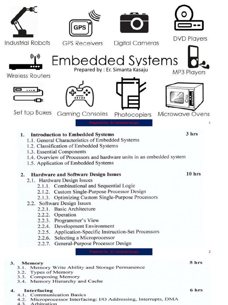 CHP 1 ES | PDF | Embedded System | Microcontroller