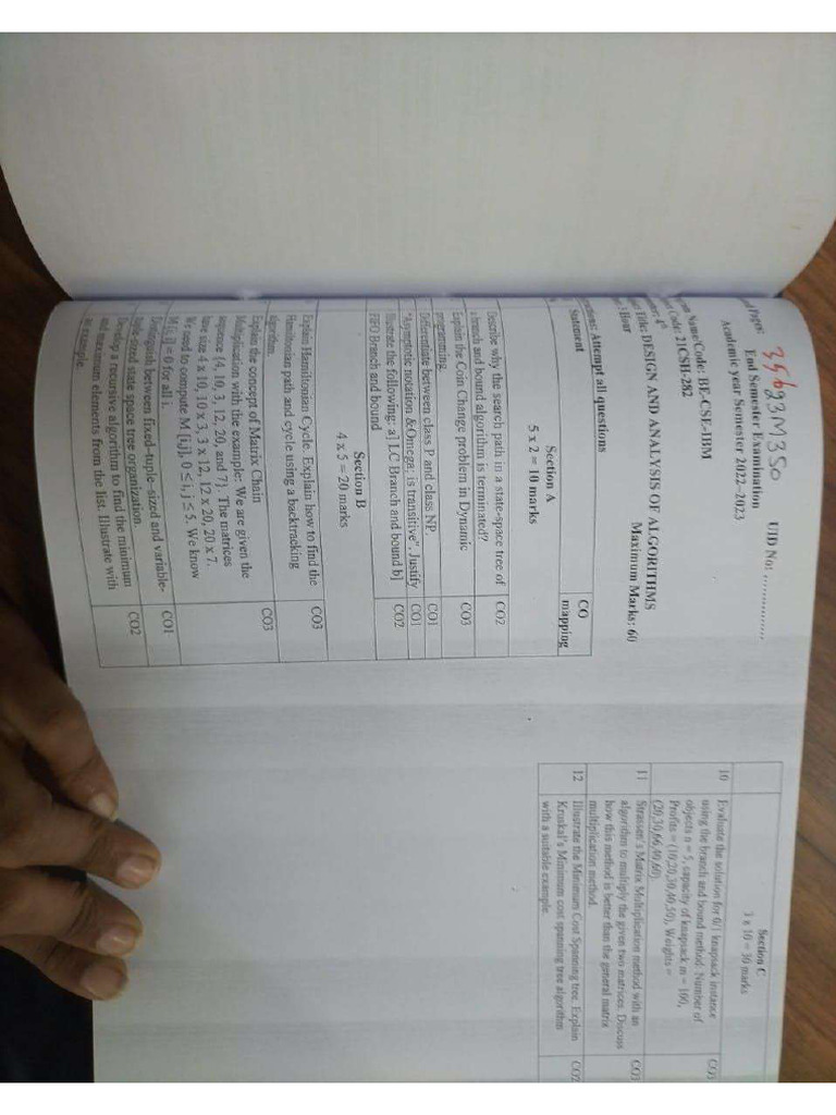 Daa Sample Q All Unit | PDF