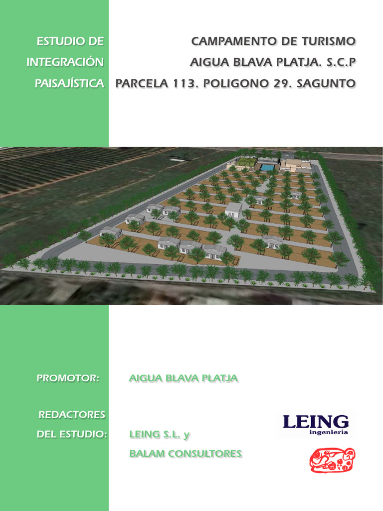 Estudio Paisajístico Camping Aigua Blava | PDF | Paisaje | Entorno natural