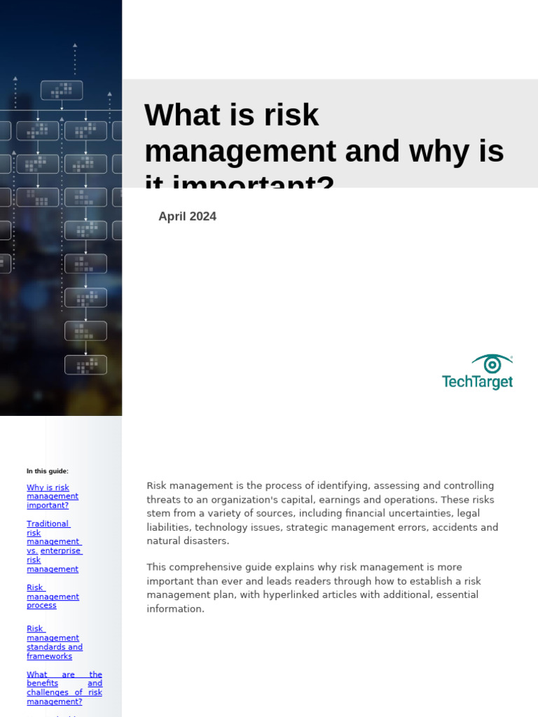 RiskMGMT Pillar PDFdownload | PDF | Risk Management | Risk