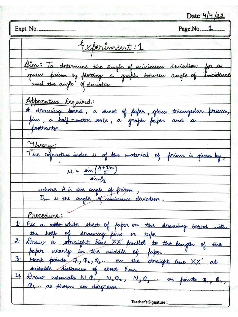 Phy Practical File Complete | PDF