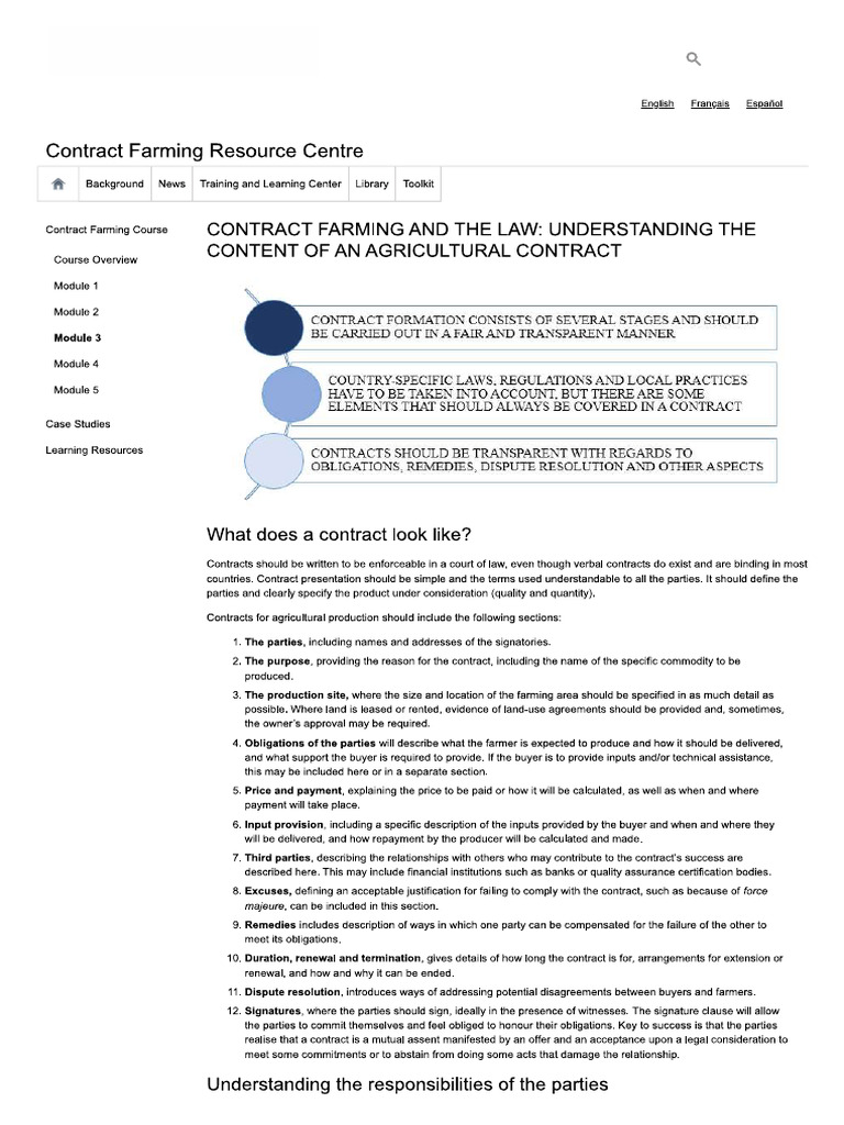 Contract Farming 0.3 | PDF