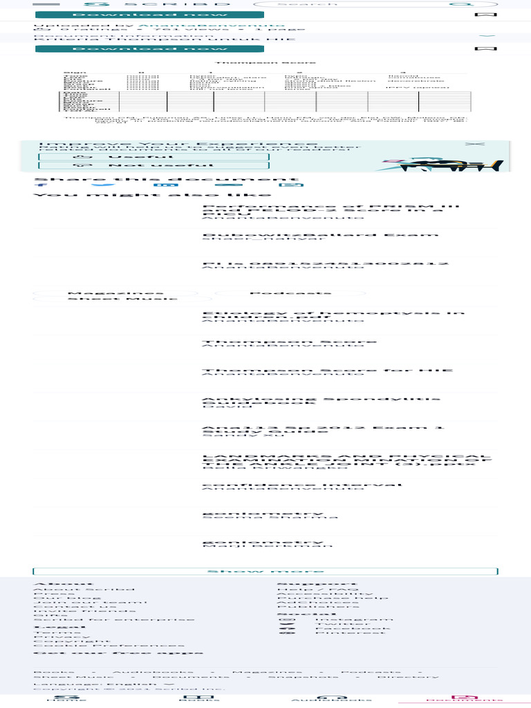 Thompson Score PDF | PDF | Social Information Processing | Web 2.0