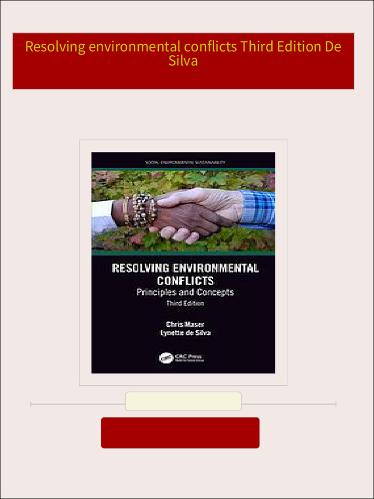 Complete Download Resolving environmental conflicts Third Edition De ... Complete Download Resolving environmental conflicts Third Edition De ...