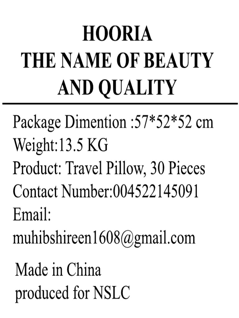 Shipping Mark 30 Pcs | PDF