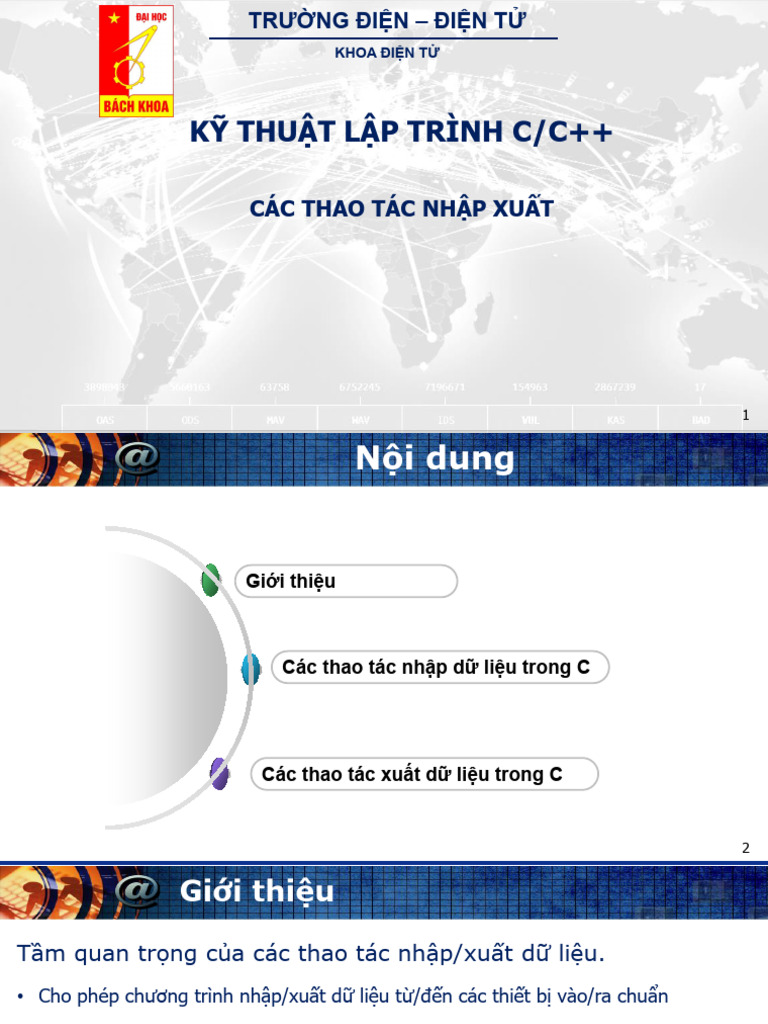 KTLT-4-Cac Thao Tac Nhap Xuat (Sv Tự Đọc) | PDF