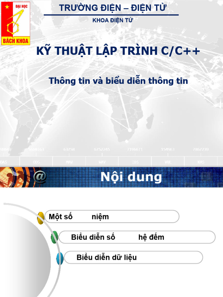 KTLT-1-Thong Tin Va Bieu Dien Thong Tin | PDF