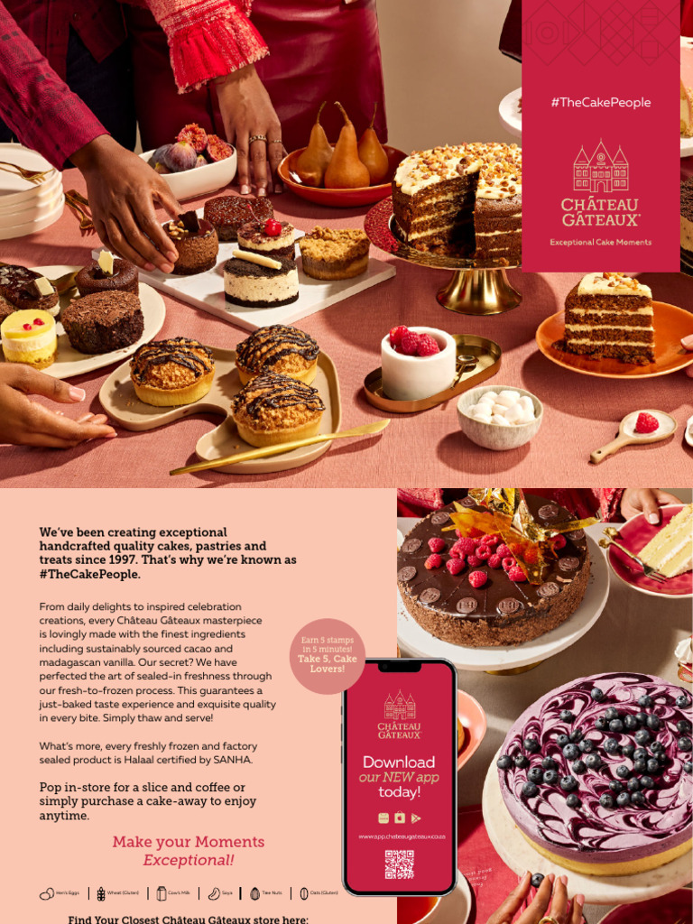 Chateau Gateaux Brochure 2023 | PDF | Cheesecake | Chocolate