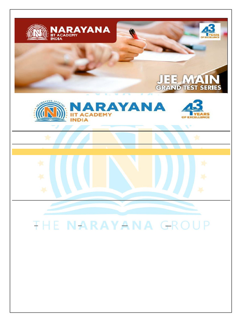 29.01.23 - SR MPC (Cio& Cao) - Jee Main Model - GTM-25 - QP - An ...