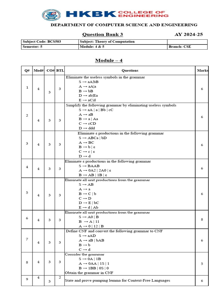 _58547_TOC_IA 3 QB | PDF | Automata Theory | Computer Science