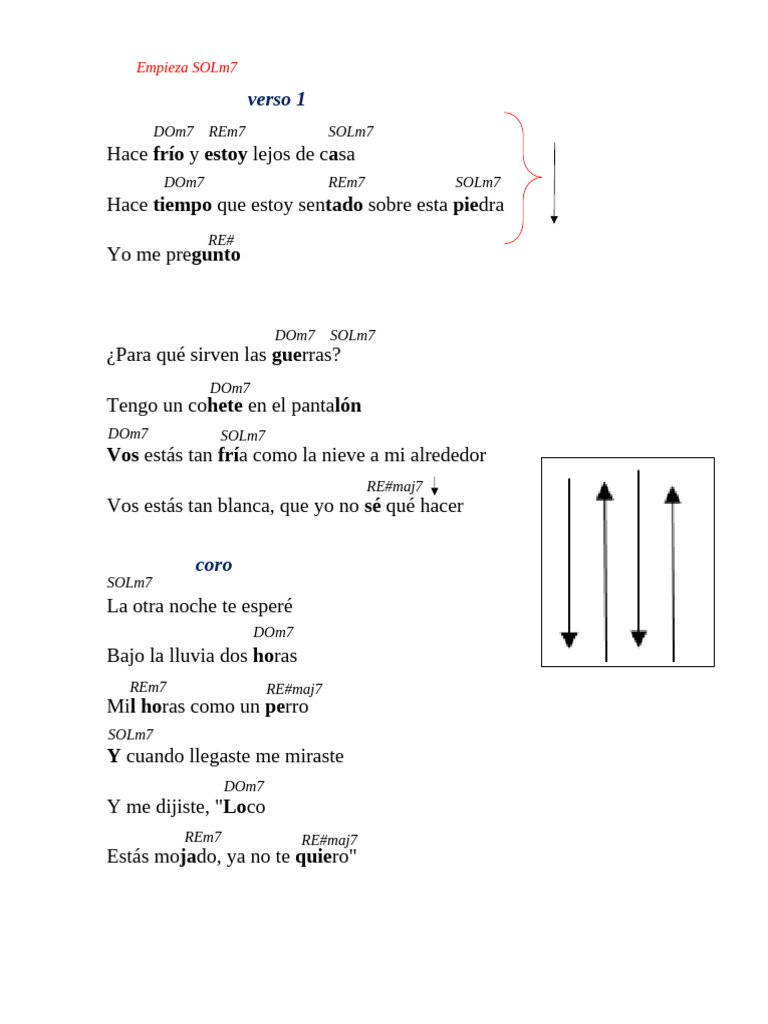 Mil Horas Letra | PDF