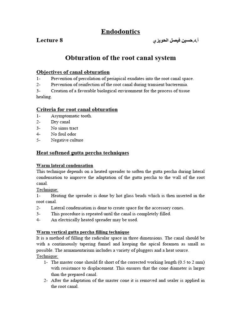 Lecture 8 | PDF | Dentistry Branches Lecture 8 | PDF | Dentistry Branches