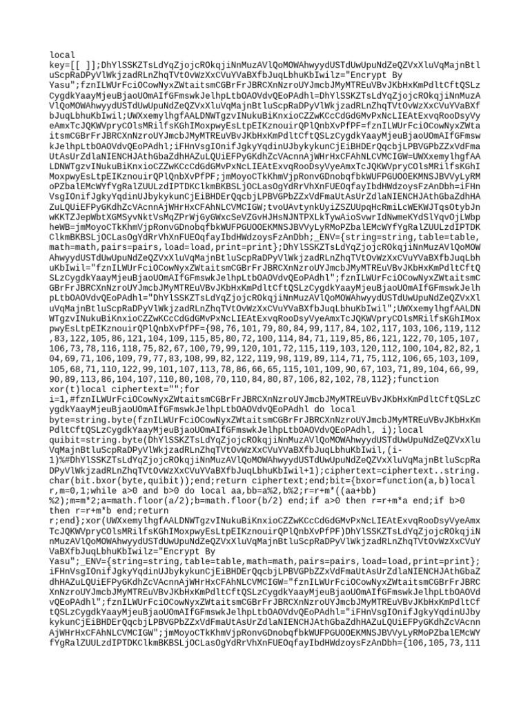 Encrypted - Obsucated Require Execute 2 | PDF | Computing | Computer Data
