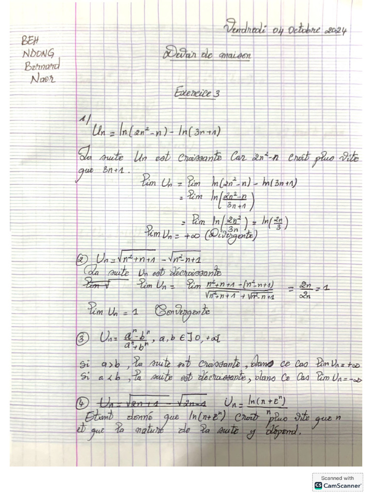 Devoir de Maison 1 | PDF