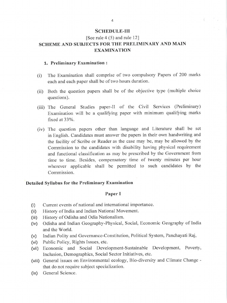 2024 Opsc Syllabus | PDF