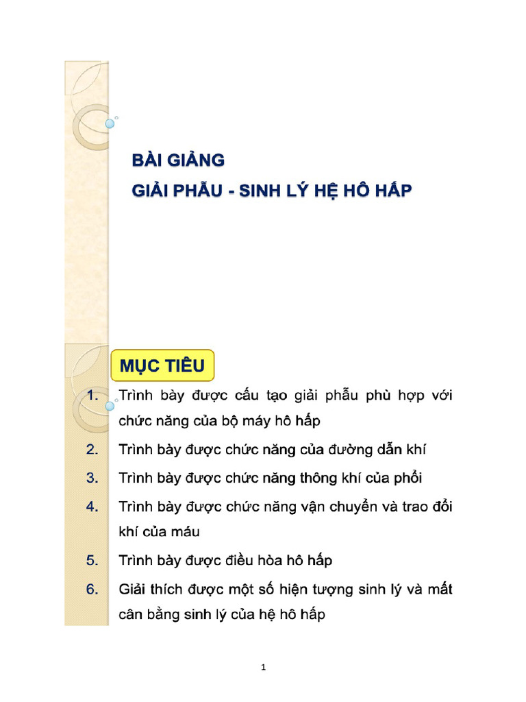 7. GPSL Hô hấp | PDF