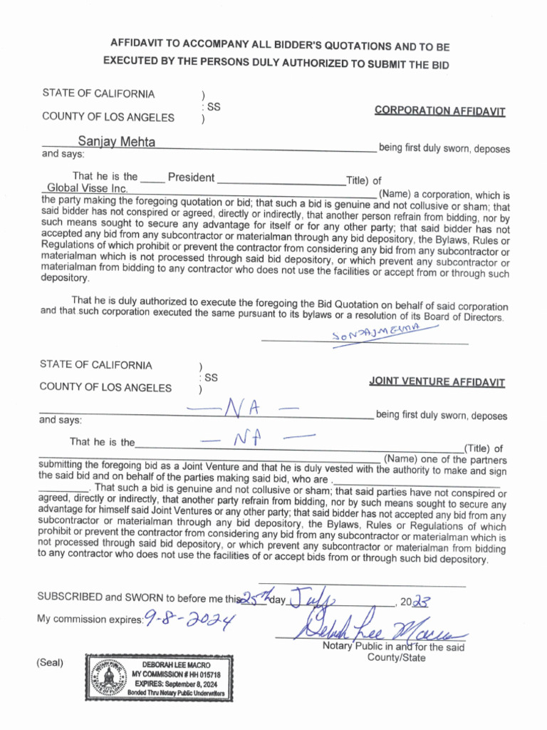Affidavit 07252023 | PDF