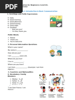 English Speaking Pattern | PDF