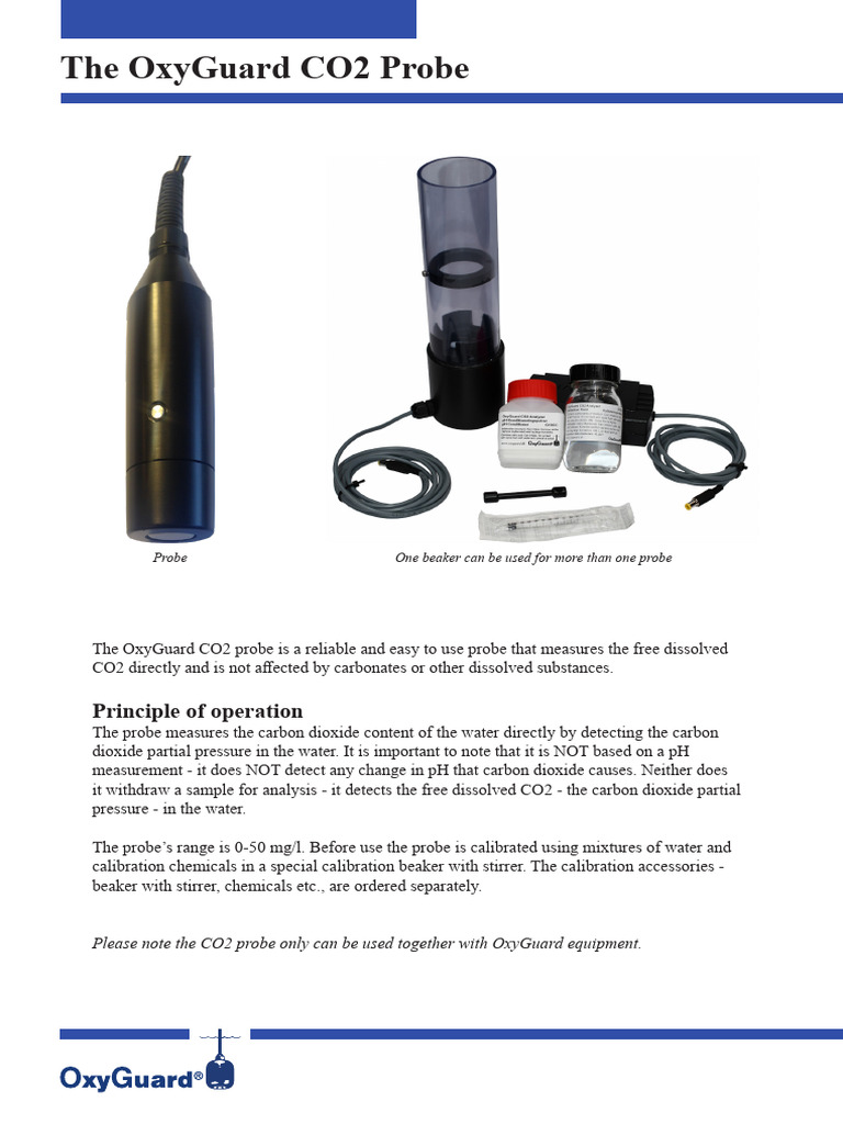 g10ps-the-oxyguard-co2-probe-gb-2020-09 | PDF | Carbon Dioxide | Calibration