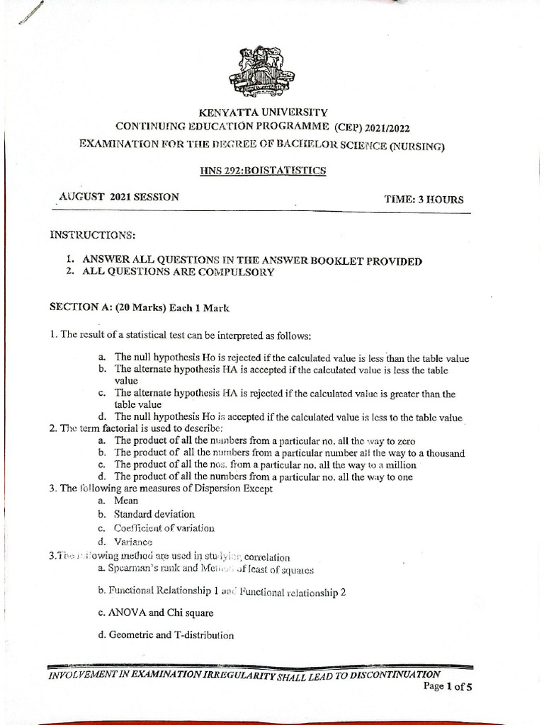 Revision Questions. | PDF