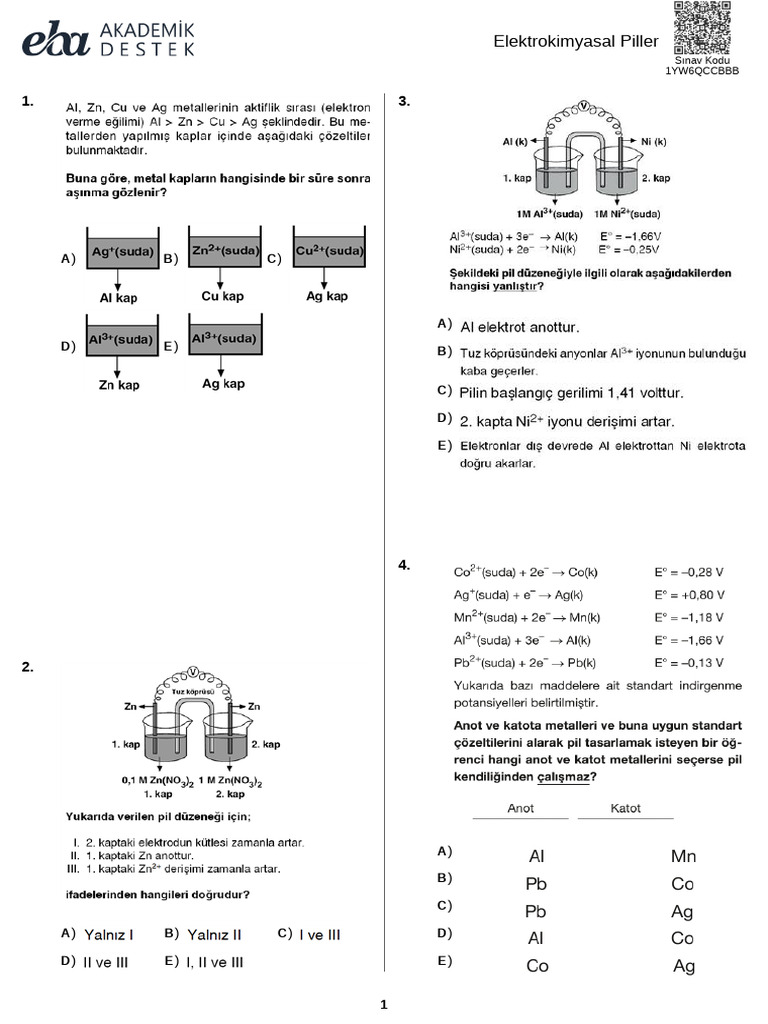 elektrokimyasal-piller | PDF