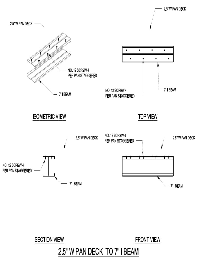 Bal 2 5 W Pan To 7 I Beam | PDF
