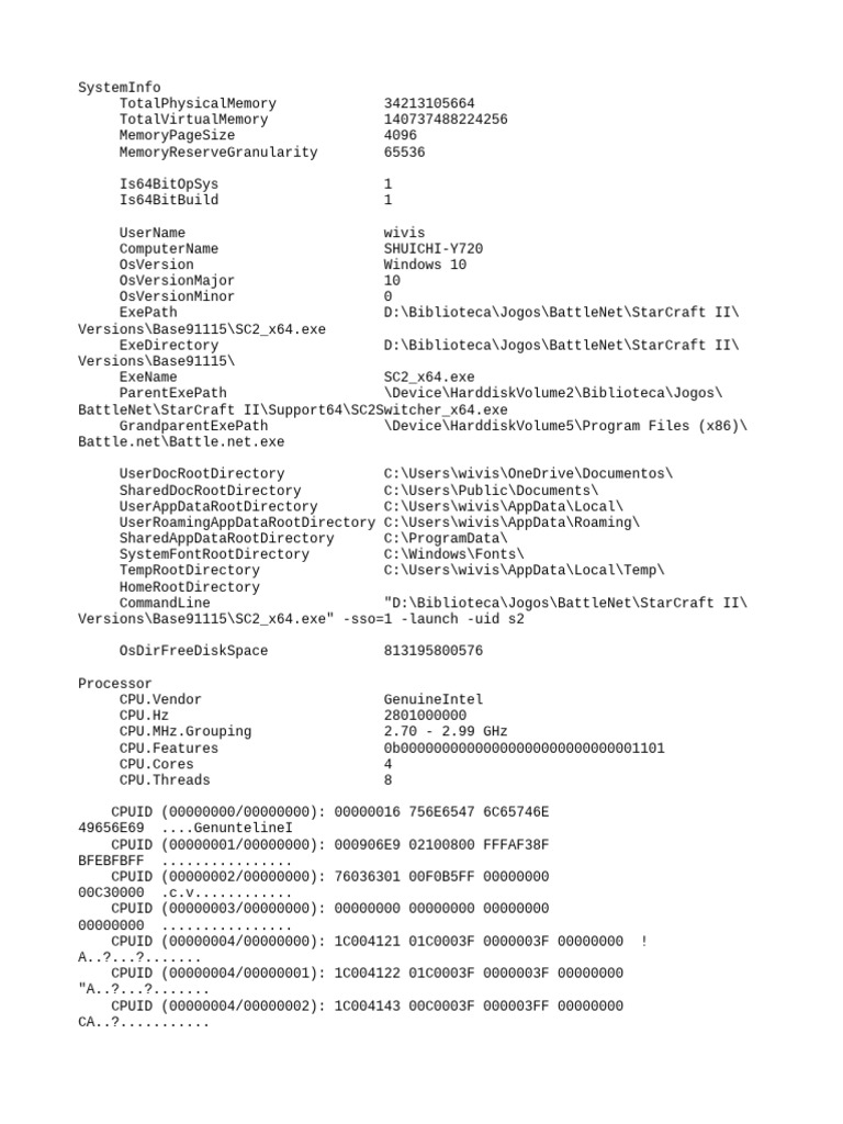 System Specs for Gamers | PDF | Intel | Central Processing Unit