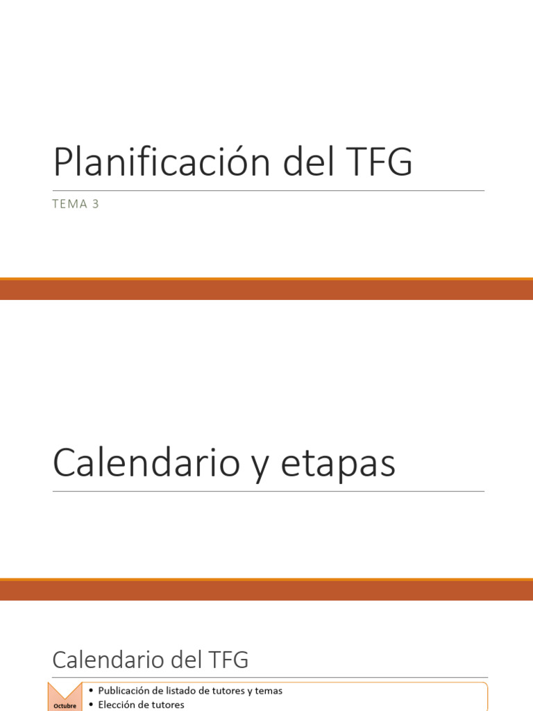 Tema3 - Planificación Del TFG | PDF | Software | Planificación