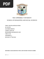Zambia Distance Chart and Travel Times | PDF