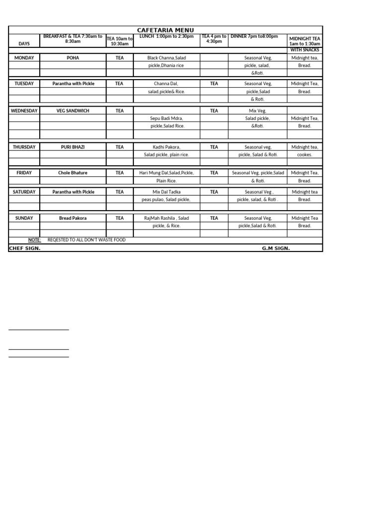 Staff Food Menu Hotel Soni Arena Finnal | PDF | Food And Drink | Cooking